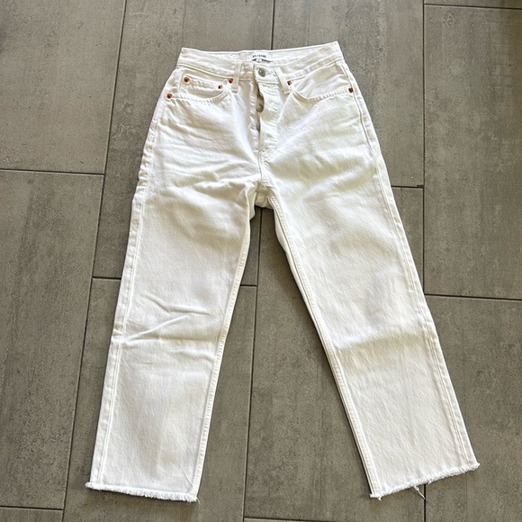 Re/Done | Jeans | Redone Cropped Straight | Poshmark